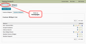 D2L Tool Tip of the Week: Customizing your Homepages and Widgets ...