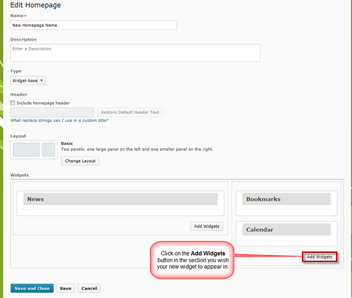 D2L Tool Tip of the Week: Customizing your Homepages and Widgets ...