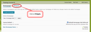 D2L Tool Tip of the Week: Customizing your Homepages and Widgets ...