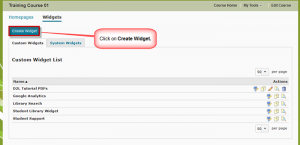 D2L Tool Tip of the Week: Customizing your Homepages and Widgets – Centre for Excellence in ...