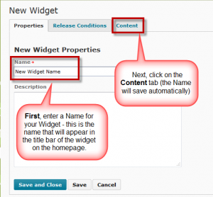 D2L Tool Tip of the Week: Customizing your Homepages and Widgets ...