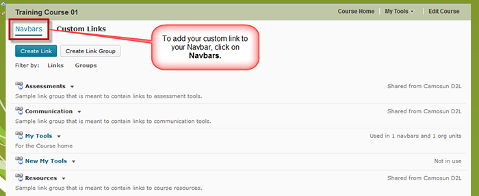 D2L Tool Tip of the Week: Customizing your Navigation Bar and My Tools ...