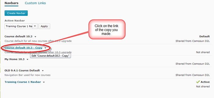 D2L Tool Tip of the Week: Customizing your Navigation Bar and My Tools Drop-down Menu – Centre ...