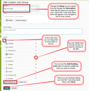 D2L Tool Tip of the Week: Customizing your Navigation Bar and My Tools ...