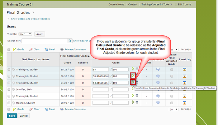D2L Tool Tip of the Week: Setting Final Adjusted Grades – Centre for ...