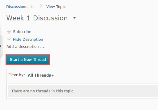 D2L Tool Tip of the Week: Creating Forums and Topics in the Discussion ...
