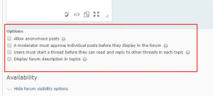 D2L Tool Tip of the Week: Creating Forums and Topics in the Discussion ...
