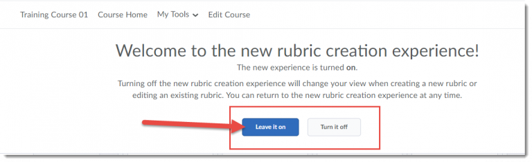 Introduction to the New Rubric Creation interface in D2L – Centre for ...