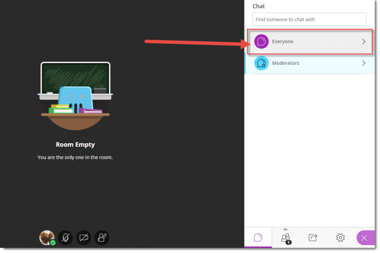 Managing the Chatroom in Blackboard Collaborate Ultra in D2L – Centre ...