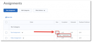 Navigating the New Assignments Page View – Centre for Excellence in ...