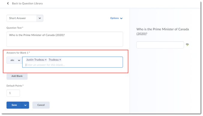 Using Short Answer versus Written Response Questions in D2L – Centre ...