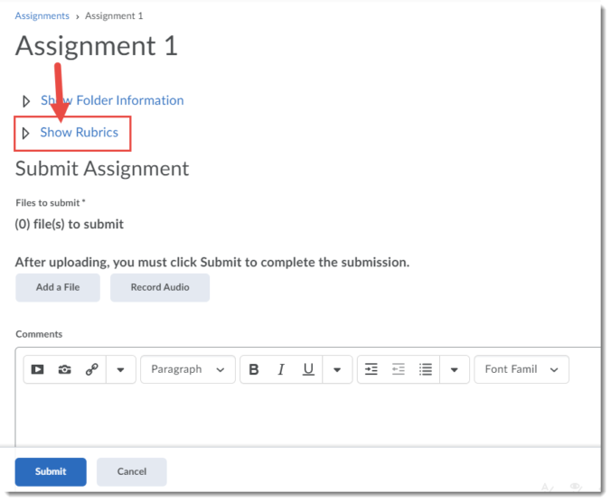 Grading Assignments Using Rubrics in D2L – Centre for Excellence in Teaching and Learning