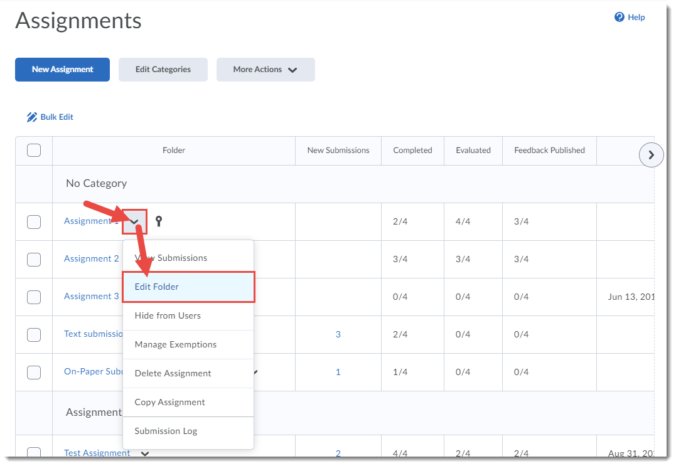 Grading Assignments Using Rubrics in D2L – Centre for Excellence in ...