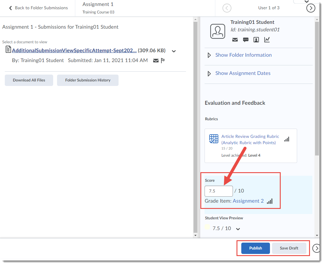 Grading Assignments Using Rubrics in D2L – Centre for Excellence in ...