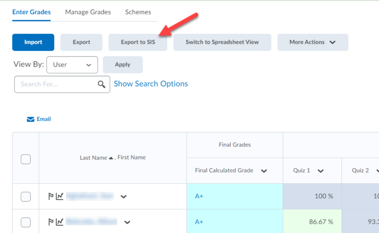 NEW!!! Exporting Final Adjusted Letter Grades from D2L to myCamosun – Centre for Excellence in ...