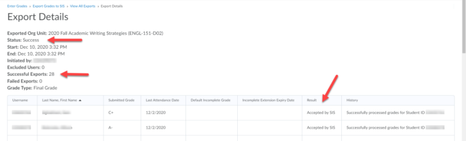 NEW!!! Exporting Final Adjusted Letter Grades from D2L to myCamosun – Centre for Excellence in ...